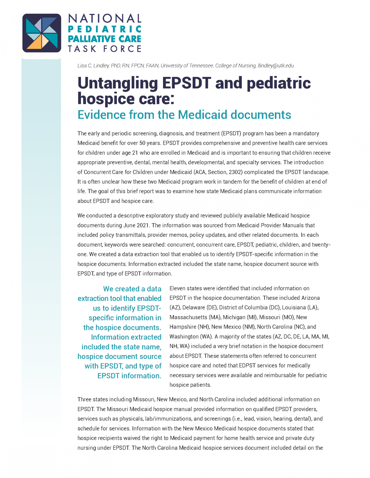 Untangling EPSDT and pediatric hospice care | Pediatric End-of-Life ...